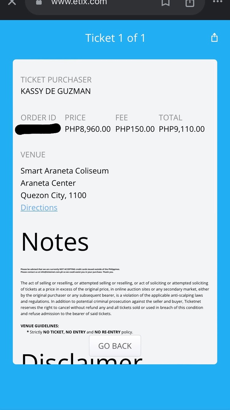 BINI Fan Ends Up w/ Wrong Concert Ticket Due to Glitch “Wts lfb mr martin nivera’s 42nd ...