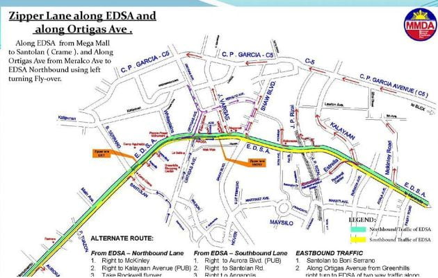 MMDA Released Traffic Rerouting Scheme for Wednesday, September 11 ...