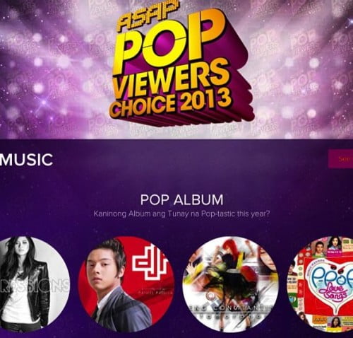 ASAP Pop Viewers Choice Awards Complete List of Nominees | PhilNews