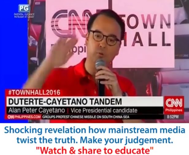 How the Yellow Media Twists Mayor Duterte's Statement on National News ...