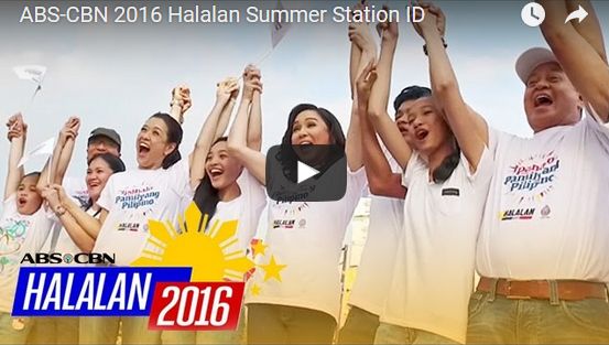 (Watch) ABS-CBN's Halalan 2016 & Summer Station ID "Ipanalo ang ...