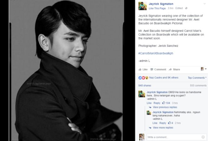 "Carrot Man" Jeyrick Sigmaton is the Newest Face of Clothing and ...
