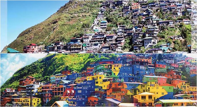 Benguet Houses Transformed Into A Massive Mural