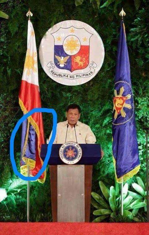 Viral: Mysterious Symbol Captured Beside Pres. Duterte Yesterday
