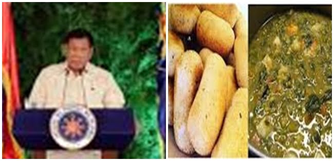 SONA 2016 List of Menu