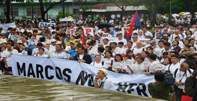 Robredo Absent In Anti-Marcos Burial Rally. Know Why.