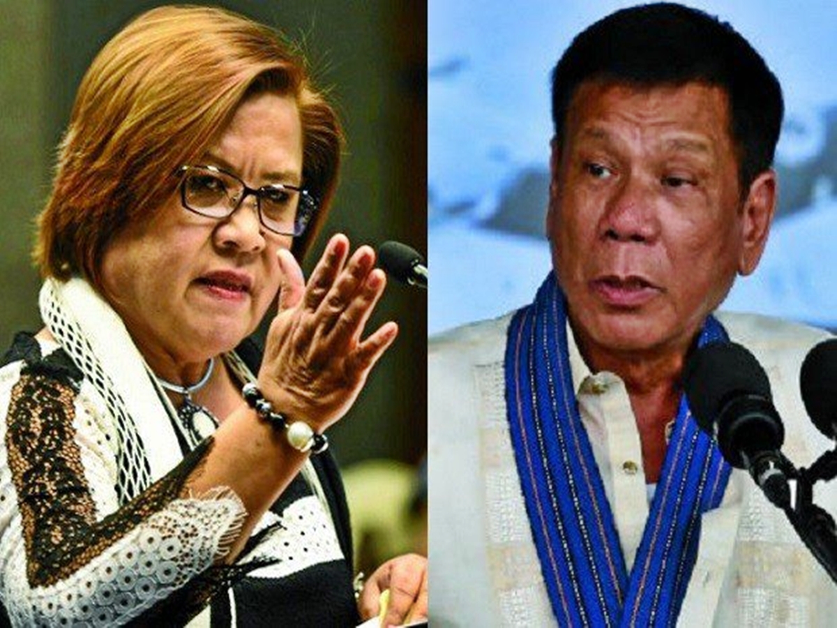 Just In: Sen. Leila De Lima To Pres. Duterte In A Press Conference