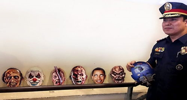 Face of Obama Used As “Halloween Mask” Distributed By PNP