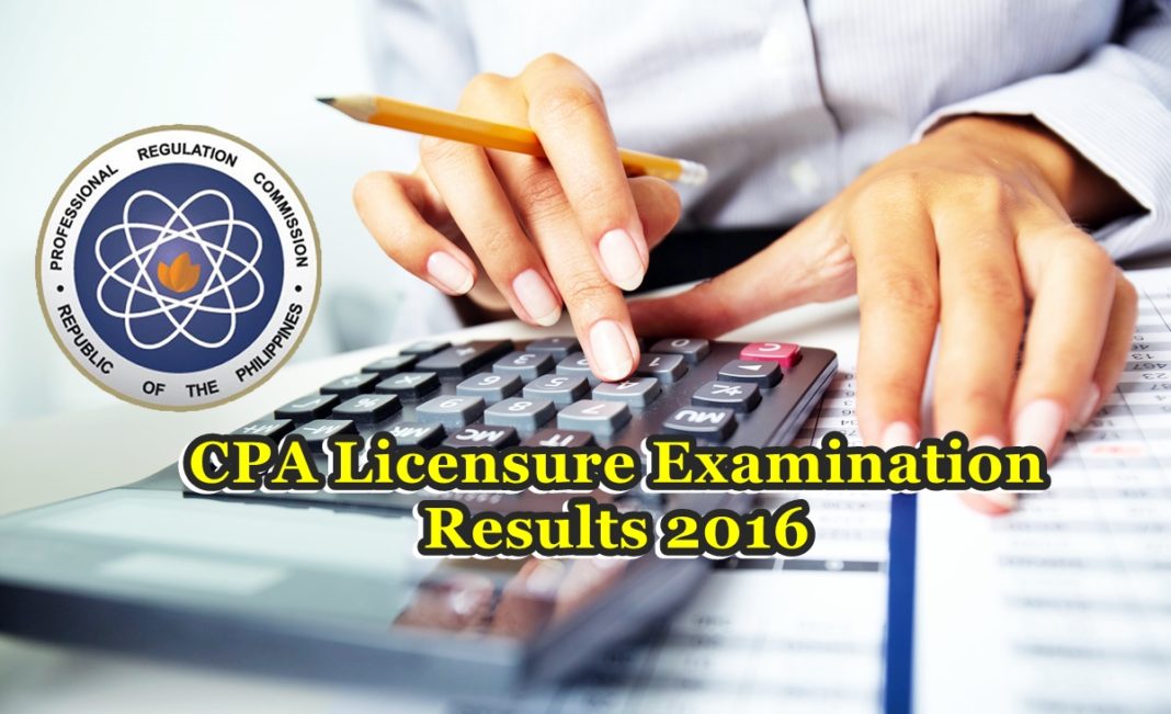 CPA Examination Results October 2016: Complete List Of Passers (A-Z ...