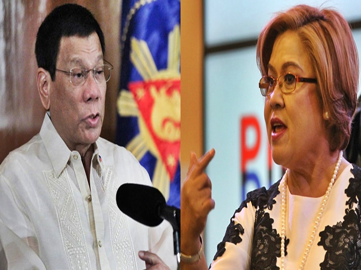 Duterte's Latest List Of Alleged Illegal Drug Protectors Includes De Lima