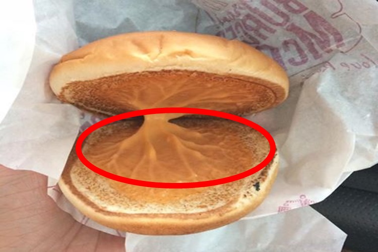 Viral: Netizen Shares A Photo Of An Empty Fast Food Burger She Got