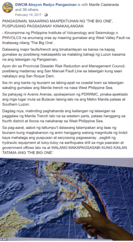 Phivolcs Confirms ‘Big One’ Earthquake Might Now Strike Anytime