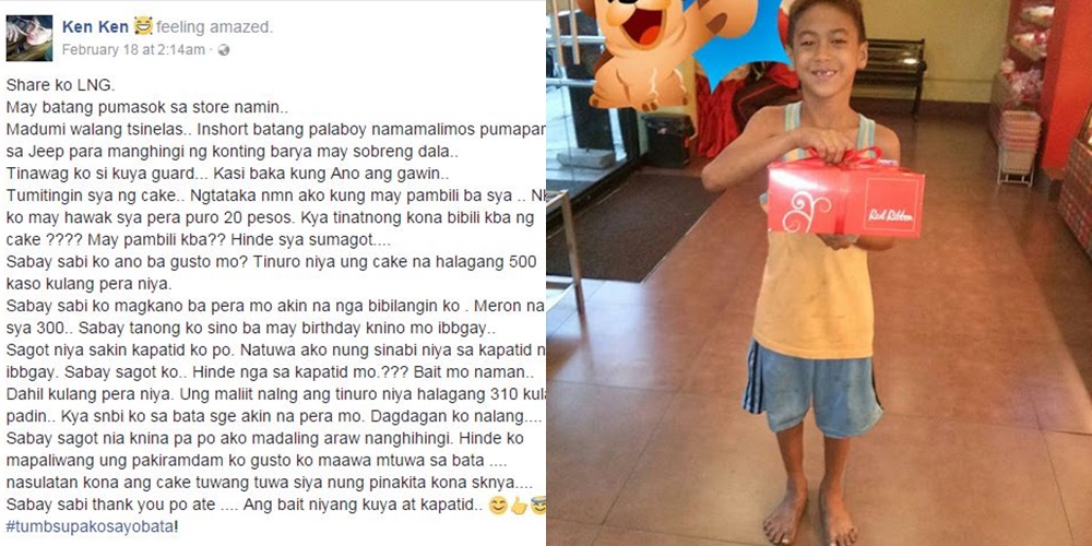 Look: Red Ribbon Crew Earned Praises From Netizens For Helping A Street Kid