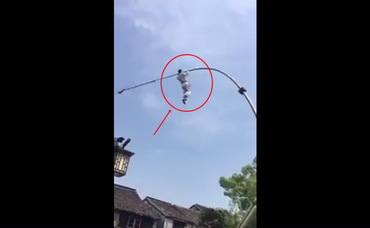 LOOK! Video Of Man Who Fell While Performing Gets Viral