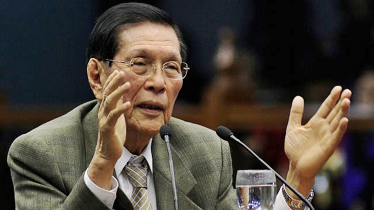 Juan Ponce Enrile Gives Clearer Understanding About Martial Law