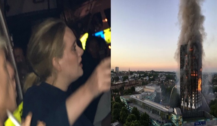 Adele Visits Grenfell Tower After Horrible London Fire To Give Support