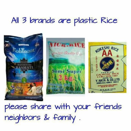 Actual Footage Of How Alleged Plastic Rice Was Made, Fake Rice Brands ...