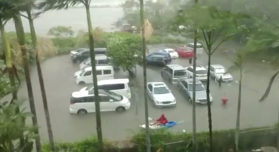 CAUGHT ON CAM: Typhoon Signal No. 10 in Hong Kong (VIDEOS)