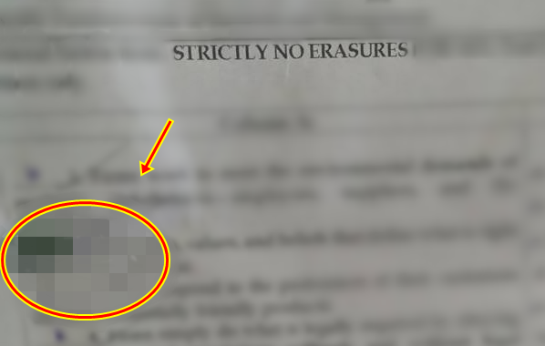 Student Allegedly Did This To Get Away From 'No Erasure' Test Policy