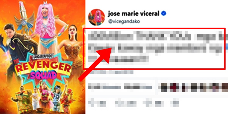 Did Vice Ganda Just Revealed Film "The Revenger Squad" Earnings?