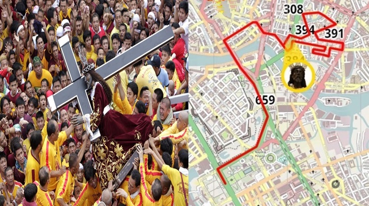 Black Nazarene Traslacion 2018 Procession Route