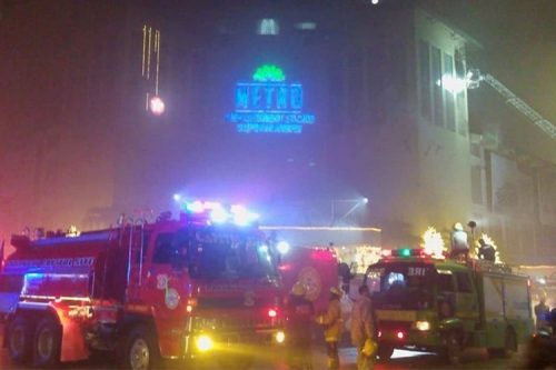 Fire Caught Metro Gaisano Ayala In Cebu City