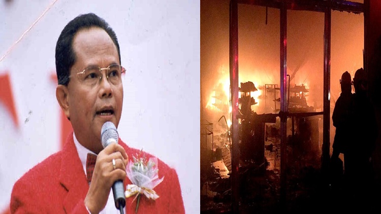 Bro. Mike Velarde’s Commercial Building Caught On Fire