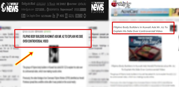 'The World News' Website Copies Articles From Philnews.ph, Interaksyon ...