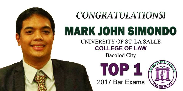 BAR EXAM 2017: Meet Mark John Simondo, Exam's Top 1 From University Of ...
