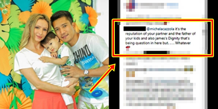 This Is How Michela Cazzola Handles "Nasty" Comments To Partner James Yap
