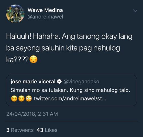 Vice Ganda, UST Volleyball Player Wewe Medina's Tweets Go Viral