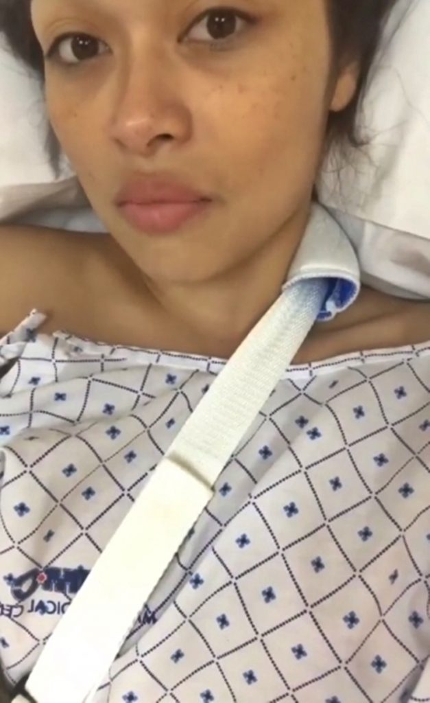Bianca Jackes Shows Wound Caused By Mark Cardona Following Stabbing ...