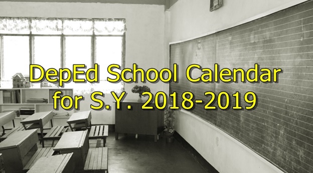 DepEd Posts Official School Calendar For SY 2018-2019