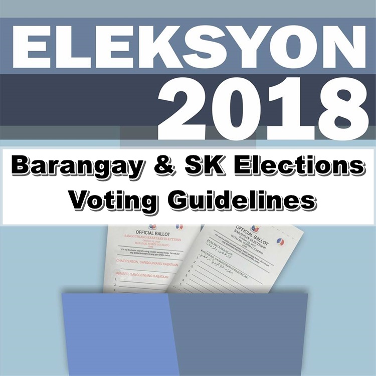 Barangay & SK Elections 2018 Voting Guidelines - Philnews