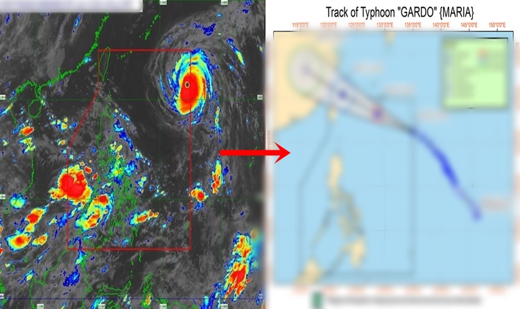 Latest Update & Track Of Bagyong Gardo As It Enters PAR