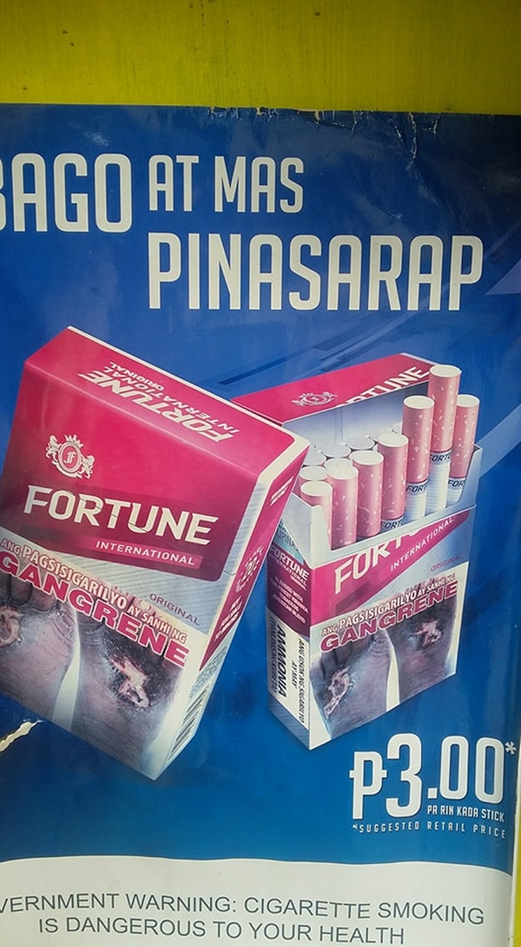 Popular Cigarette Brand Allegedly Contains Wrong Warning On Its Package ...