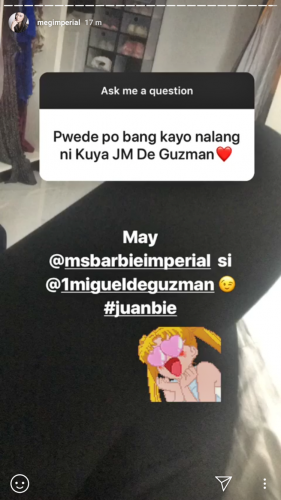 Meg Imperial Comments On JM, Barbie's Rumored Relationship