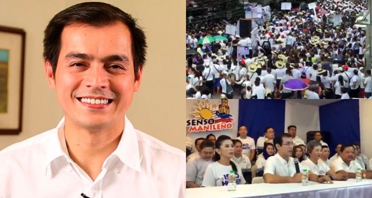Isko Moreno 's Filing Of COC As Mayor Of Manila Looks Like A Fiesta
