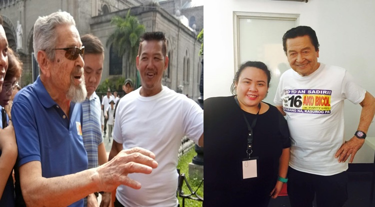 89-Year-Old Eddie Garcia Supports Ako-Bicol Party List