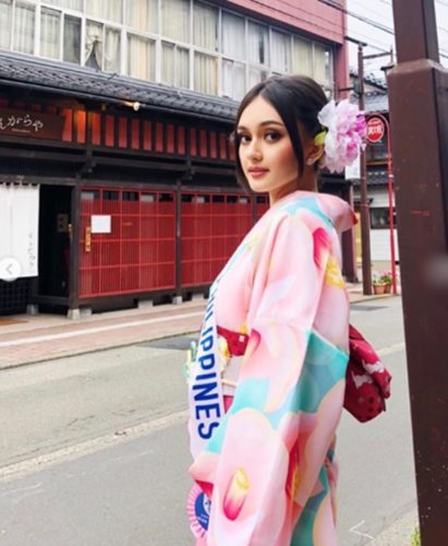 Miss International 2018 PH Bet Ahtisa Manalo Stunning Photos In Kimono