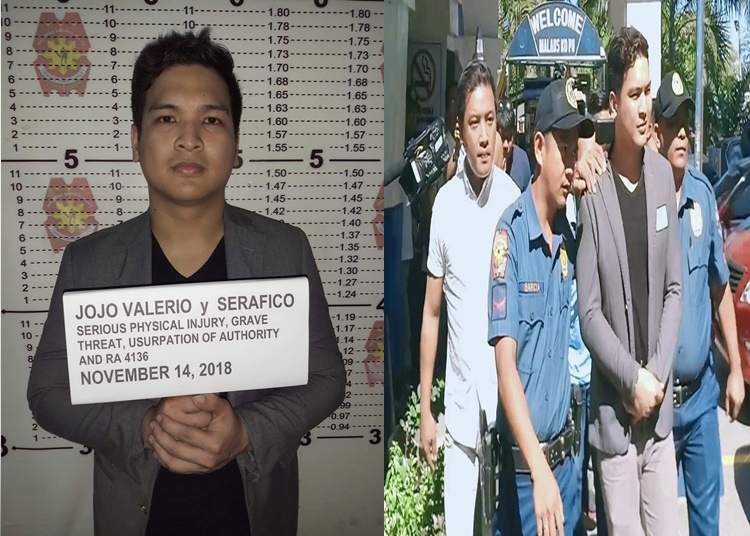 Road Rage Suspect Jojo Valerio's Mugshots & Video Footage During Arrest