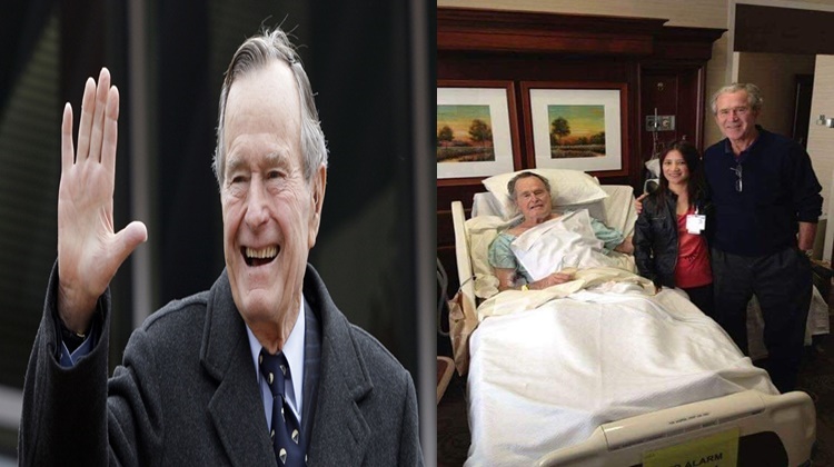 Late US President George Bush’s Private Nurse Is Filipina