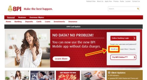 BPI ONLINE: How To Enroll In BPI Express Online Banking