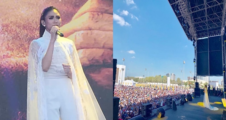 Sarah Geronimo Performance During Pope's UAE Visit (Videos)