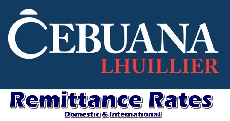 Cebuana Lhuillier Remittance Rates: List of Domestic & International Rates