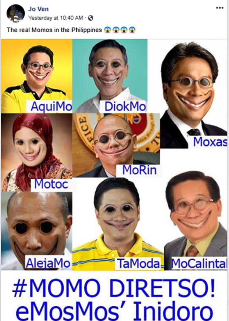 Momo Challenge: Memes Featured Otso Diretso Senatorial Candidates