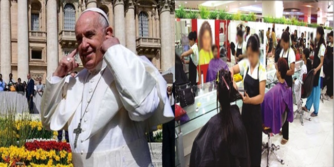 Pope Francis Urges Hairdressers, Stylist, Beauticians To Cut Gossip