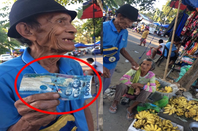 Old Banana Vendor Receives Fake P1000 Bill From Wicked Customer