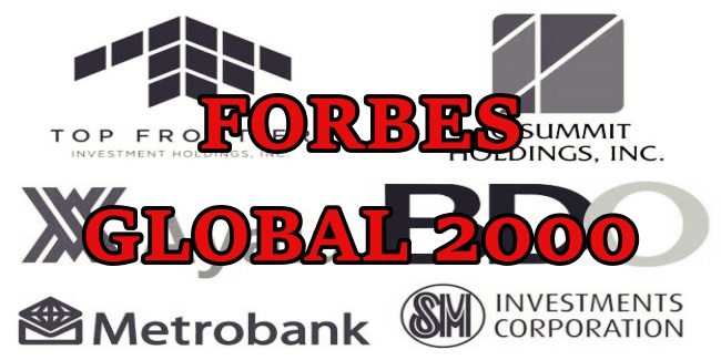 Forbes List Of Global 2000 Includes Six Philipine Firms | PhilNews