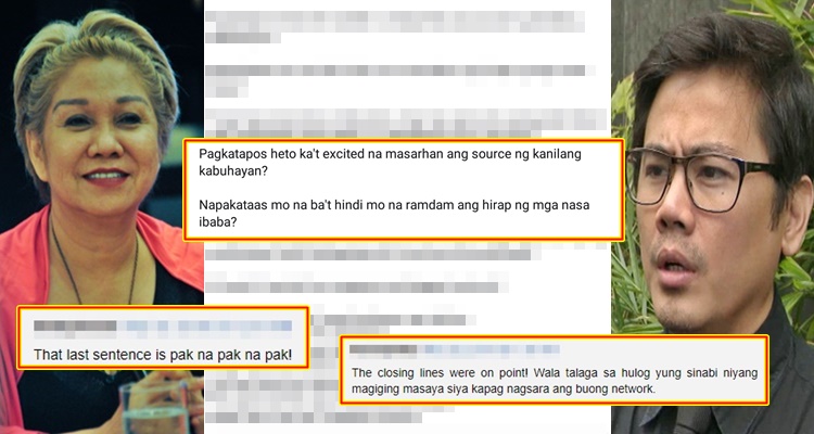 Jimmy Bondoc Network Issue: An Open Letter From Famous Comedienne